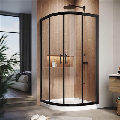What is the difference between a curved and a straight shower enclosure ...